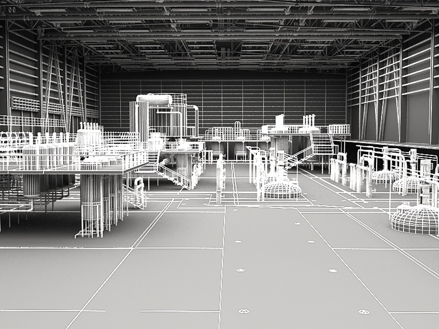 Pharmaceutical Factory 3D - TurboSquid 1226517