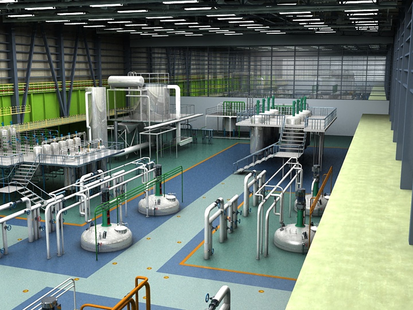 Pharmaceutical Factory 3D - TurboSquid 1226517