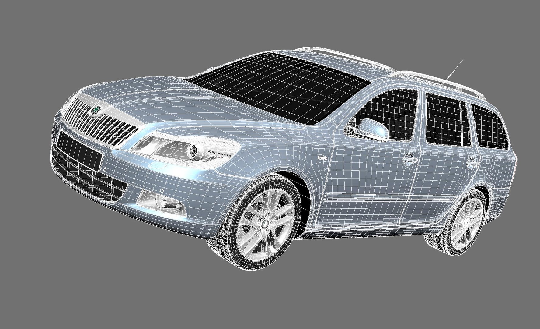3D skoda octavia 2009 - TurboSquid 1264407