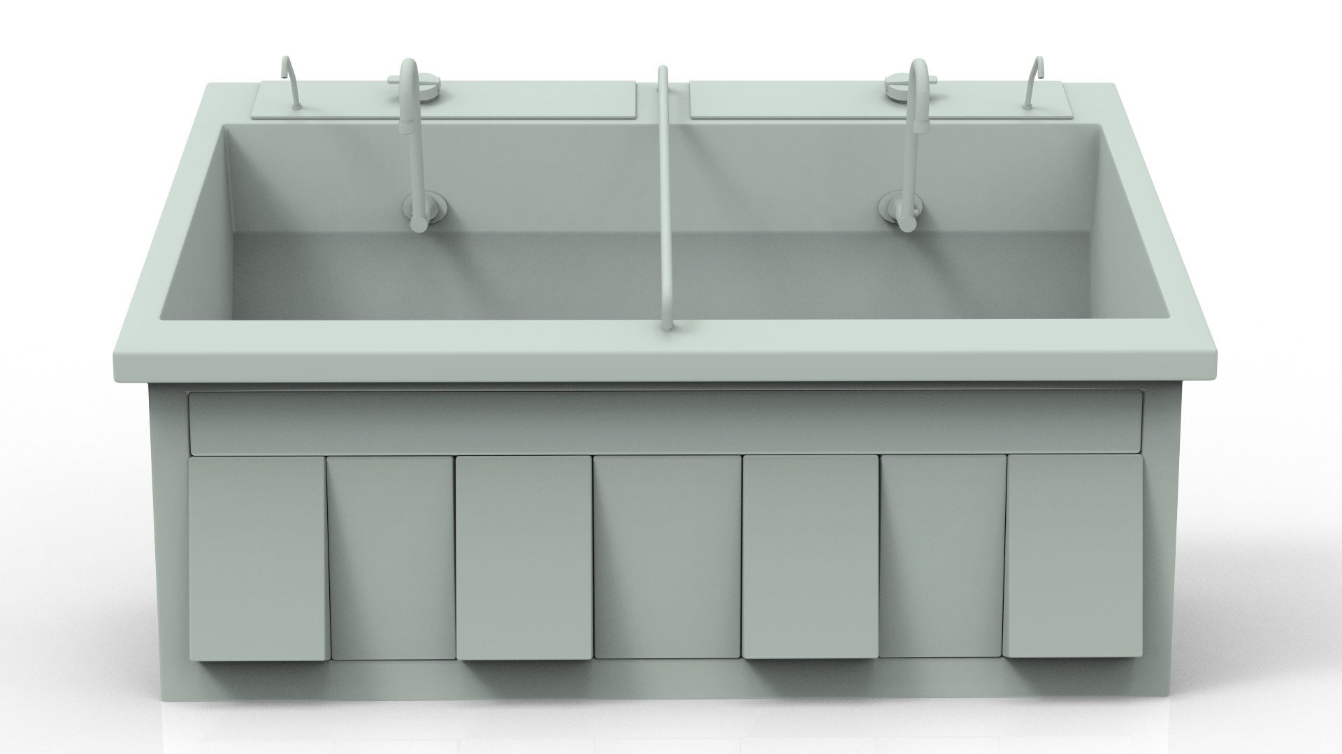 3D Surgical Scrub Sink Model - TurboSquid 2175196