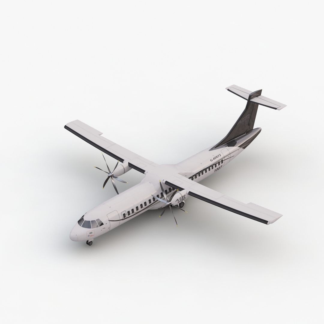 3d Atr Airplane Model