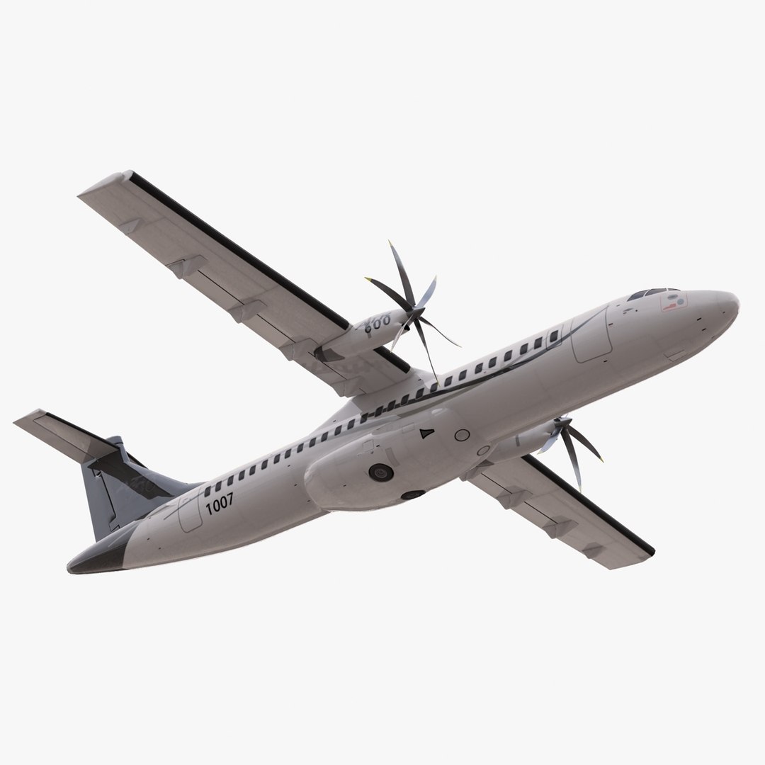 3d Atr Airplane Model