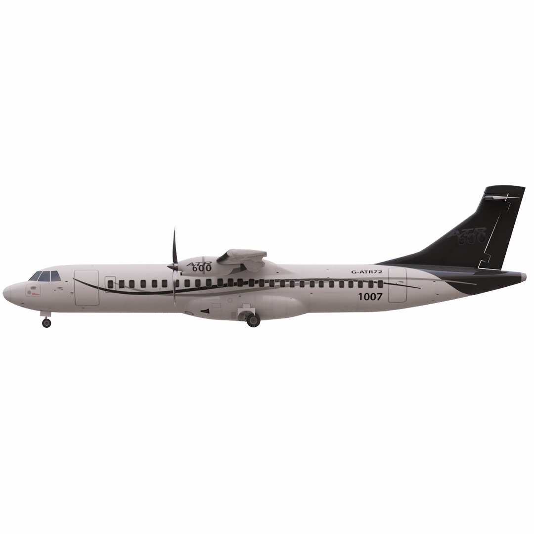3d Atr Airplane Model