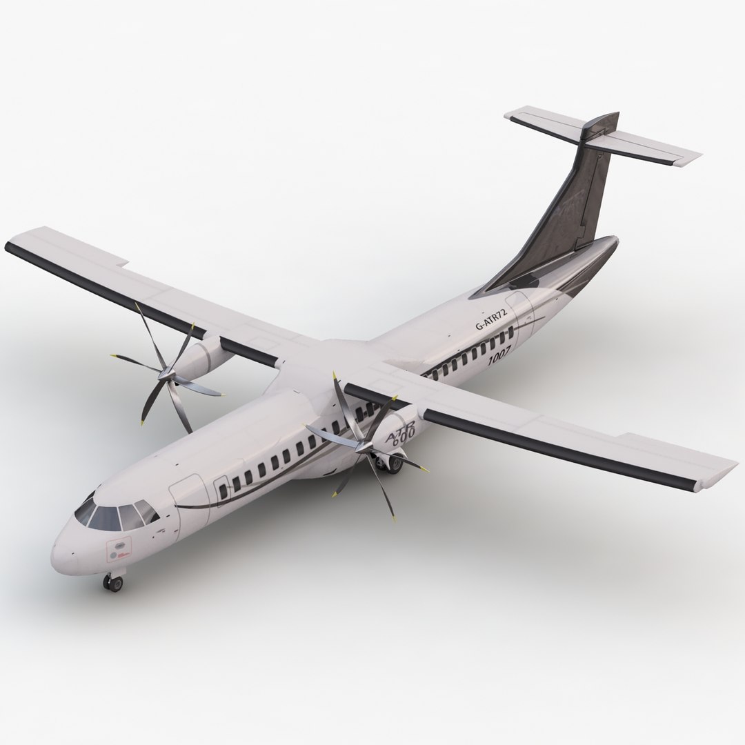 3d Atr Airplane Model
