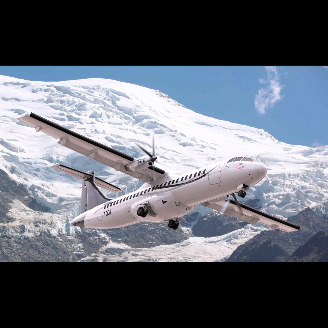 3d Atr Airplane Model