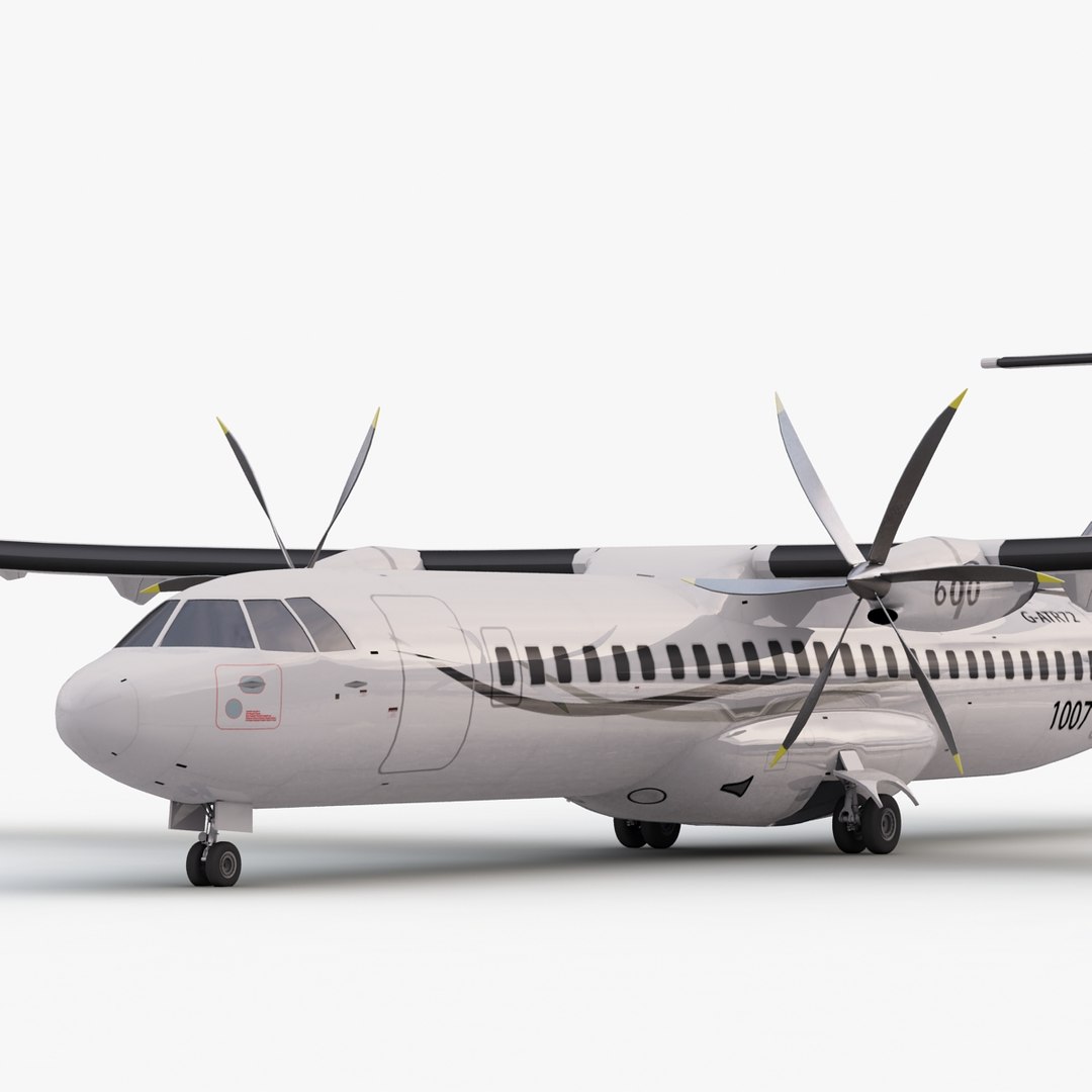 3d Atr Airplane Model
