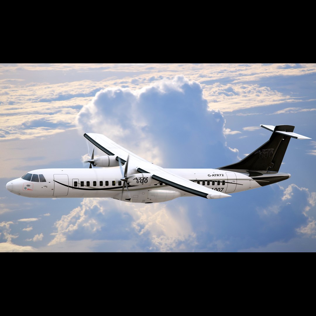 3d Atr Airplane Model
