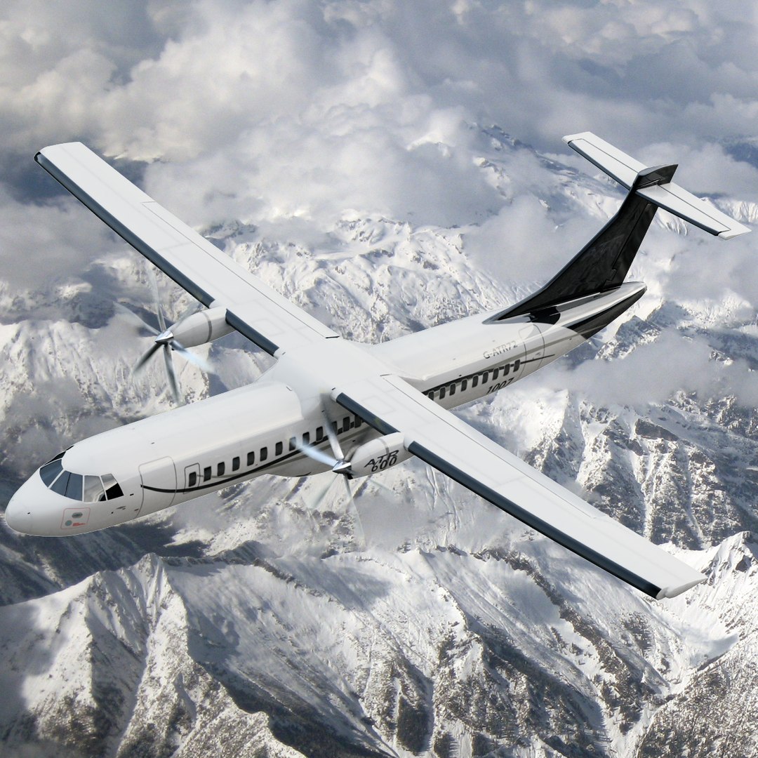3d Atr Airplane Model