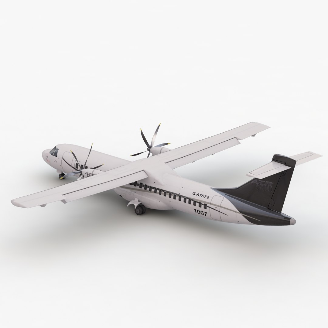 3d Atr Airplane Model
