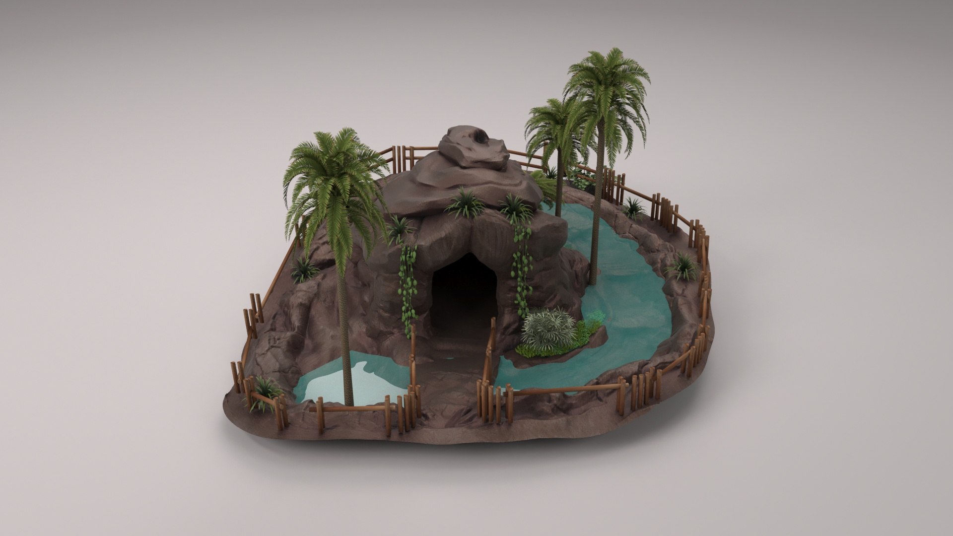 3D модель Cave - TurboSquid 2038247