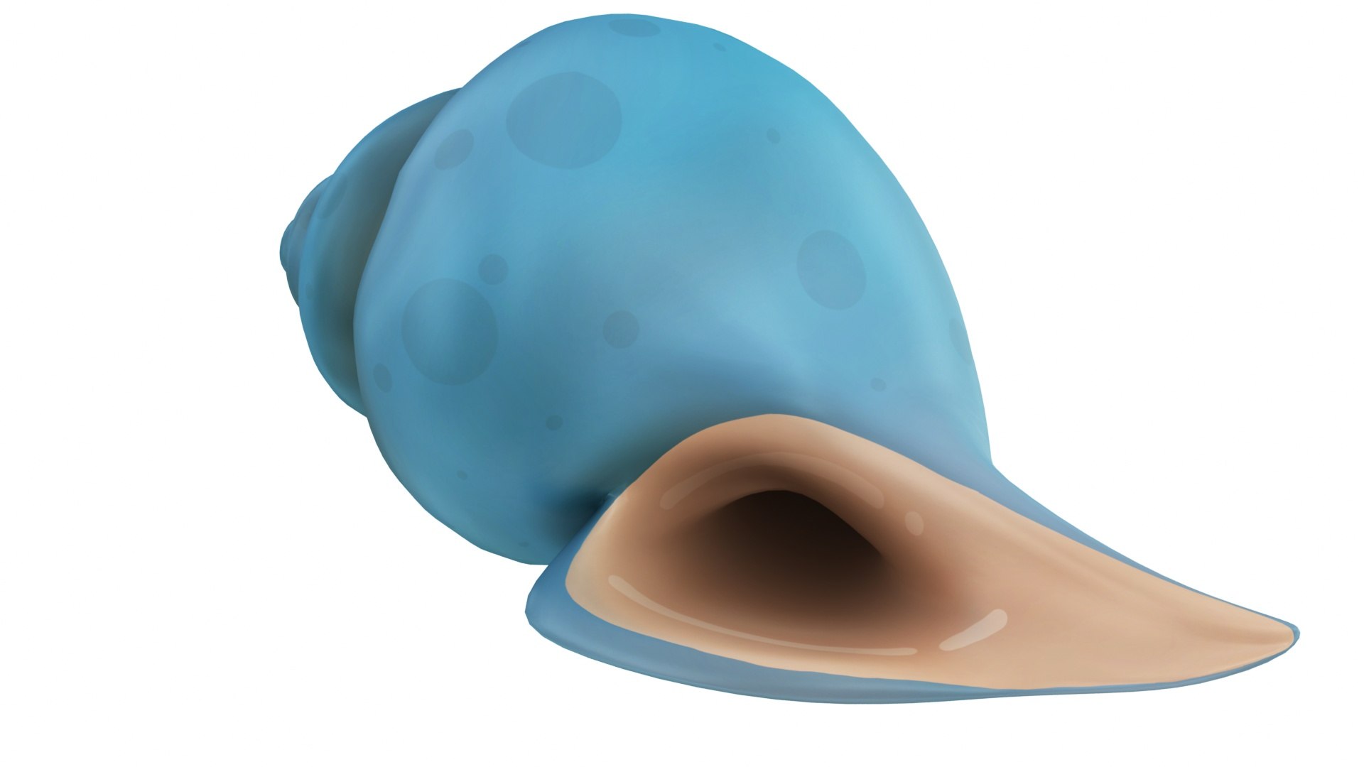 Cartoon Sea Shell 03 3D Model - TurboSquid 2088752