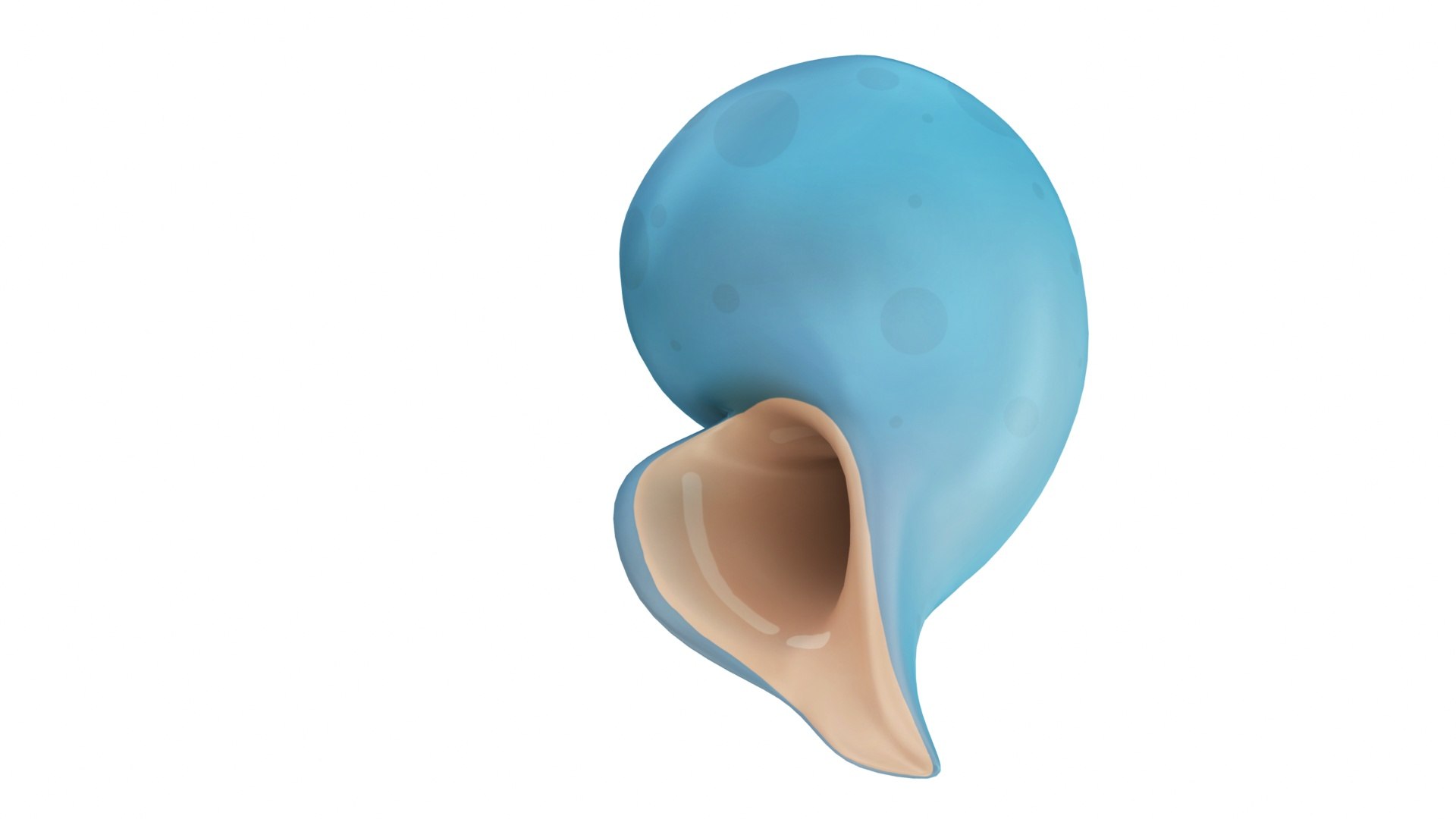 Cartoon Sea Shell 03 3D Model - TurboSquid 2088752