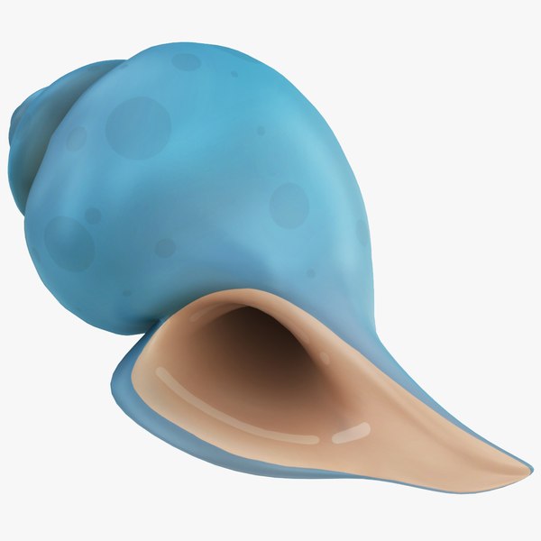 modelo 3d Cartoon Sea Shell 03 - TurboSquid 2088752