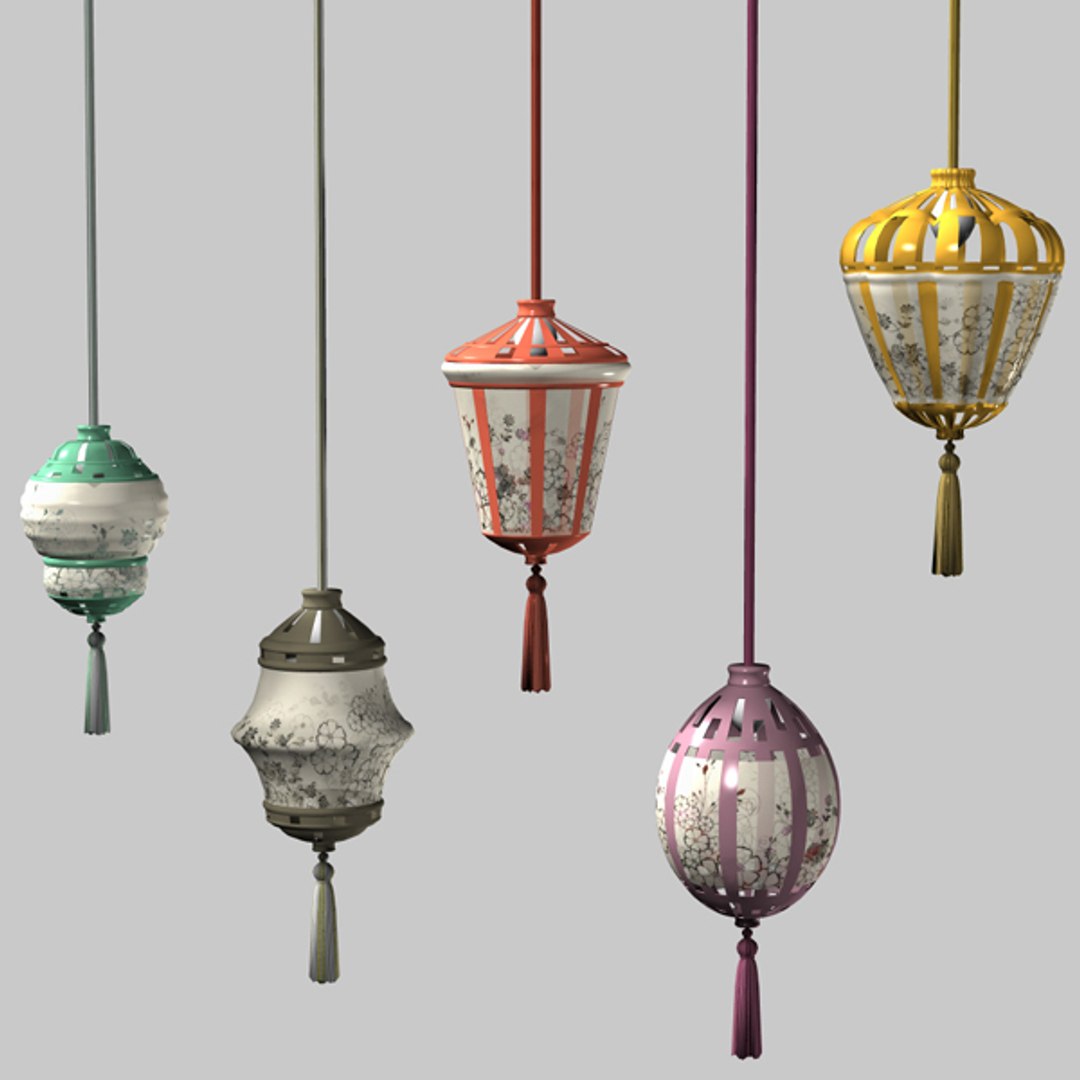 maya oriental style lanterns