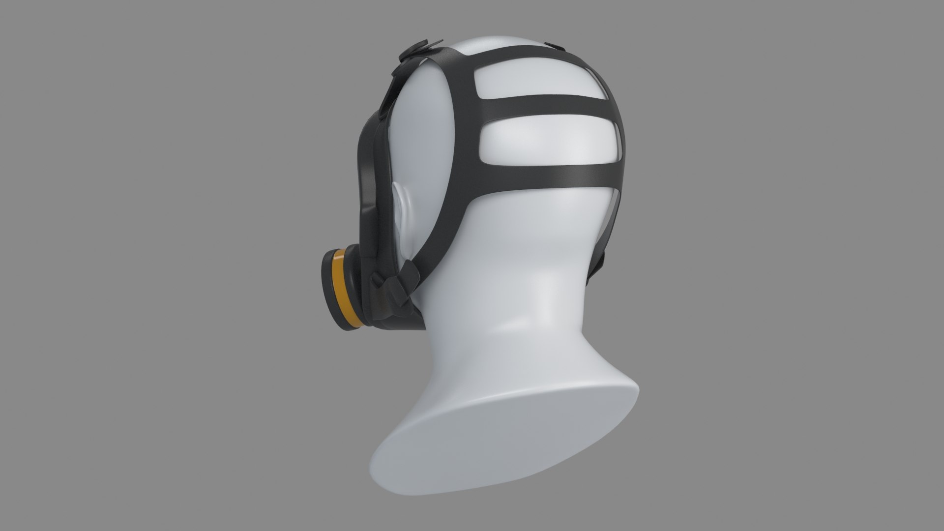 3D Face Reusable Respirator Double Model - TurboSquid 1536638