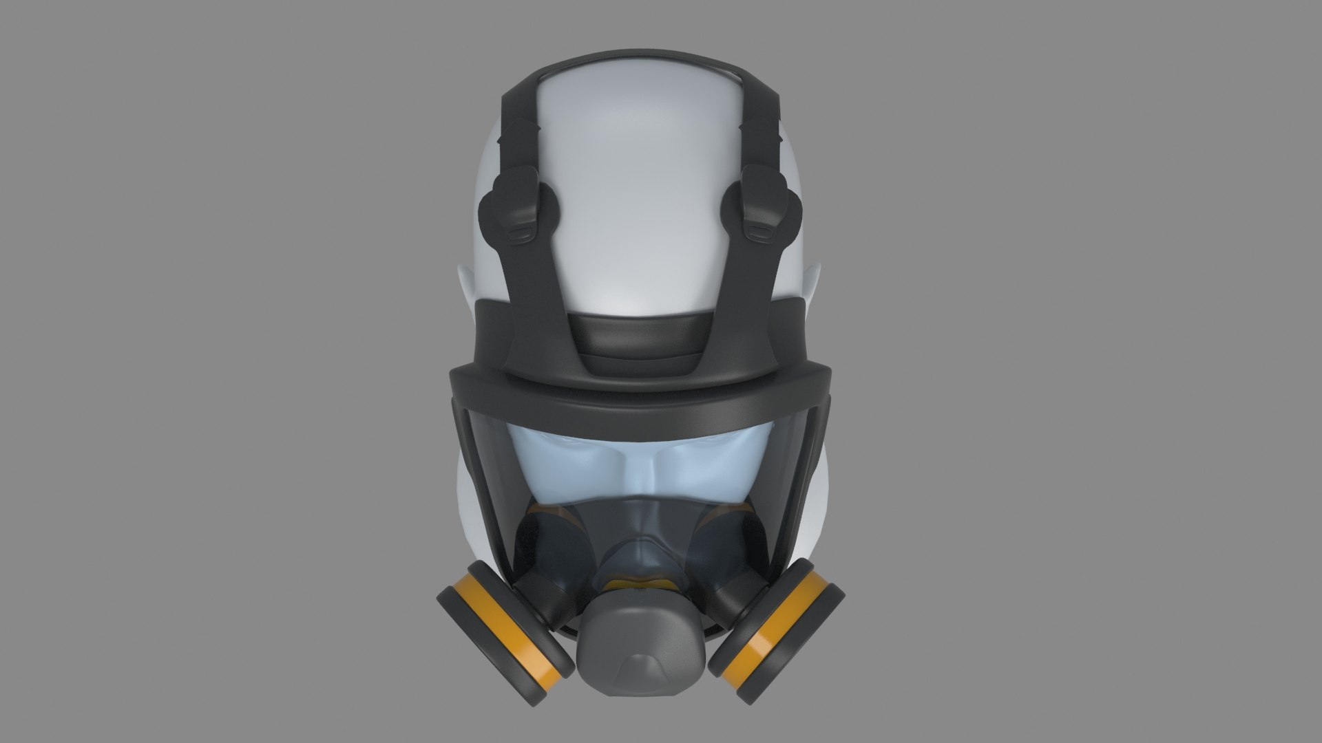 3D Face Reusable Respirator Double Model - TurboSquid 1536638