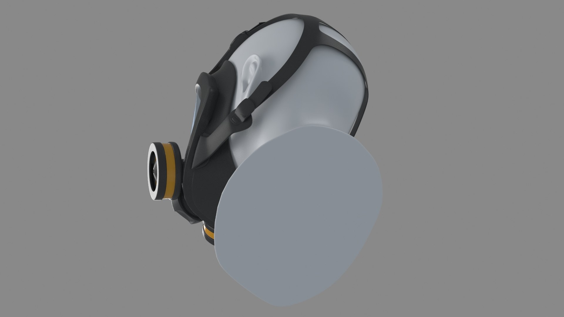 3D Face Reusable Respirator Double Model - TurboSquid 1536638