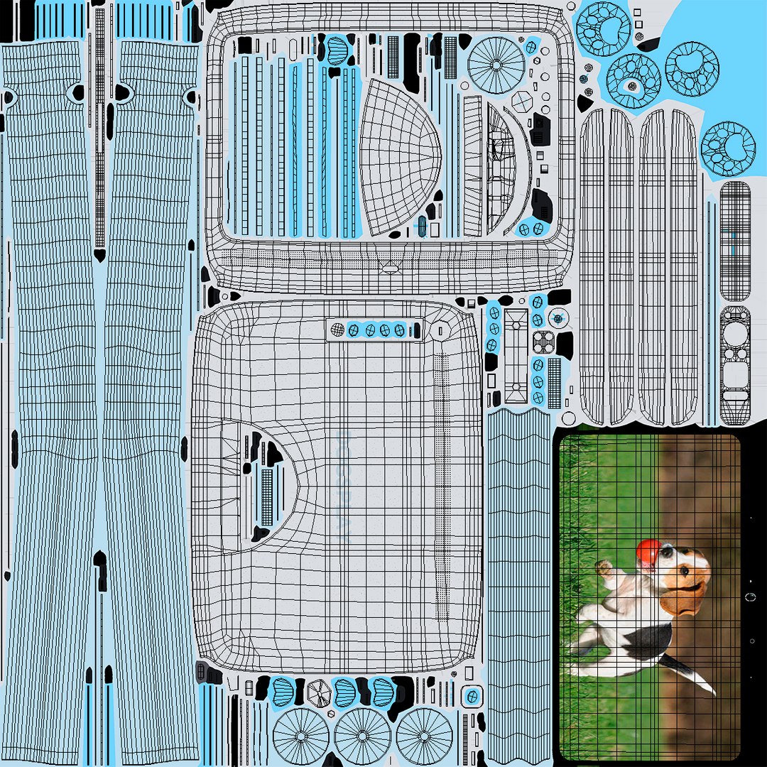 3D Dogsplay TV Video Device On State Model - TurboSquid 2169022