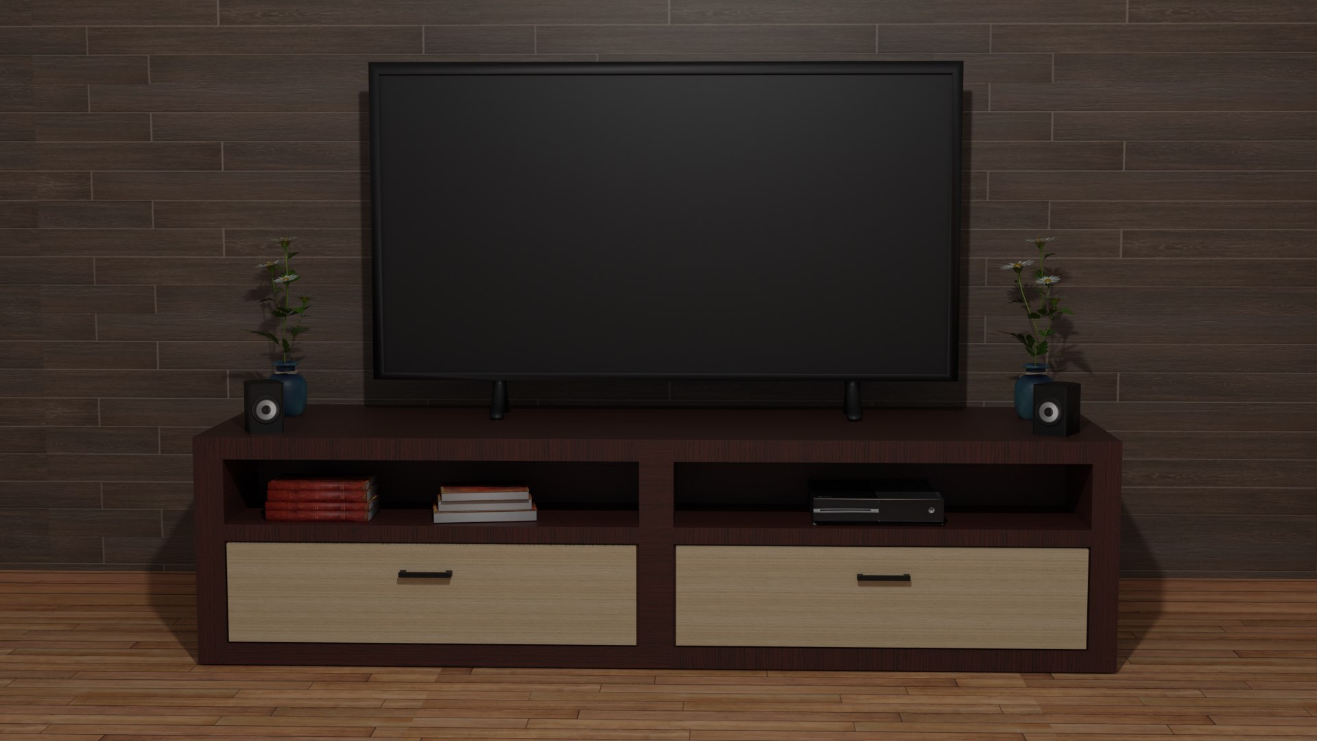 Modern TV Set 3D Model - TurboSquid 1792162