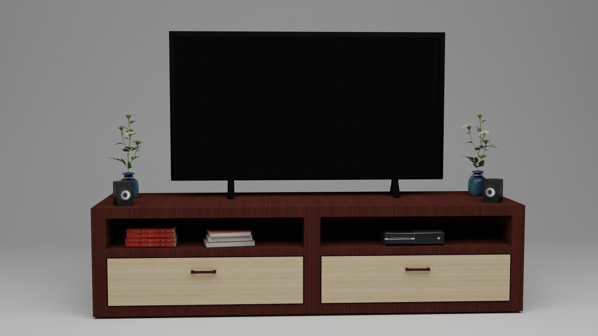 Modern TV Set 3D Model - TurboSquid 1792162
