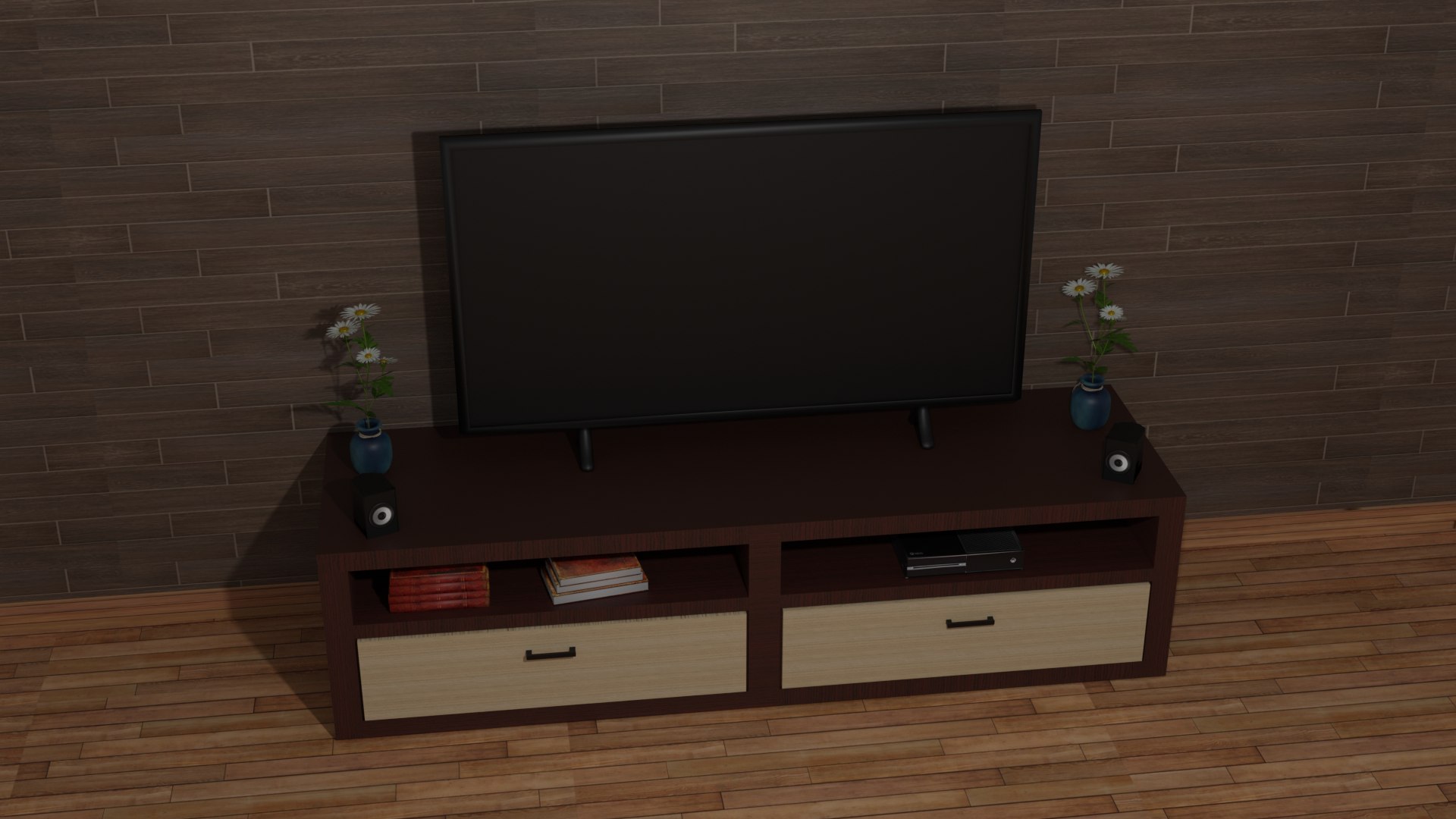 Modern TV Set 3D Model - TurboSquid 1792162