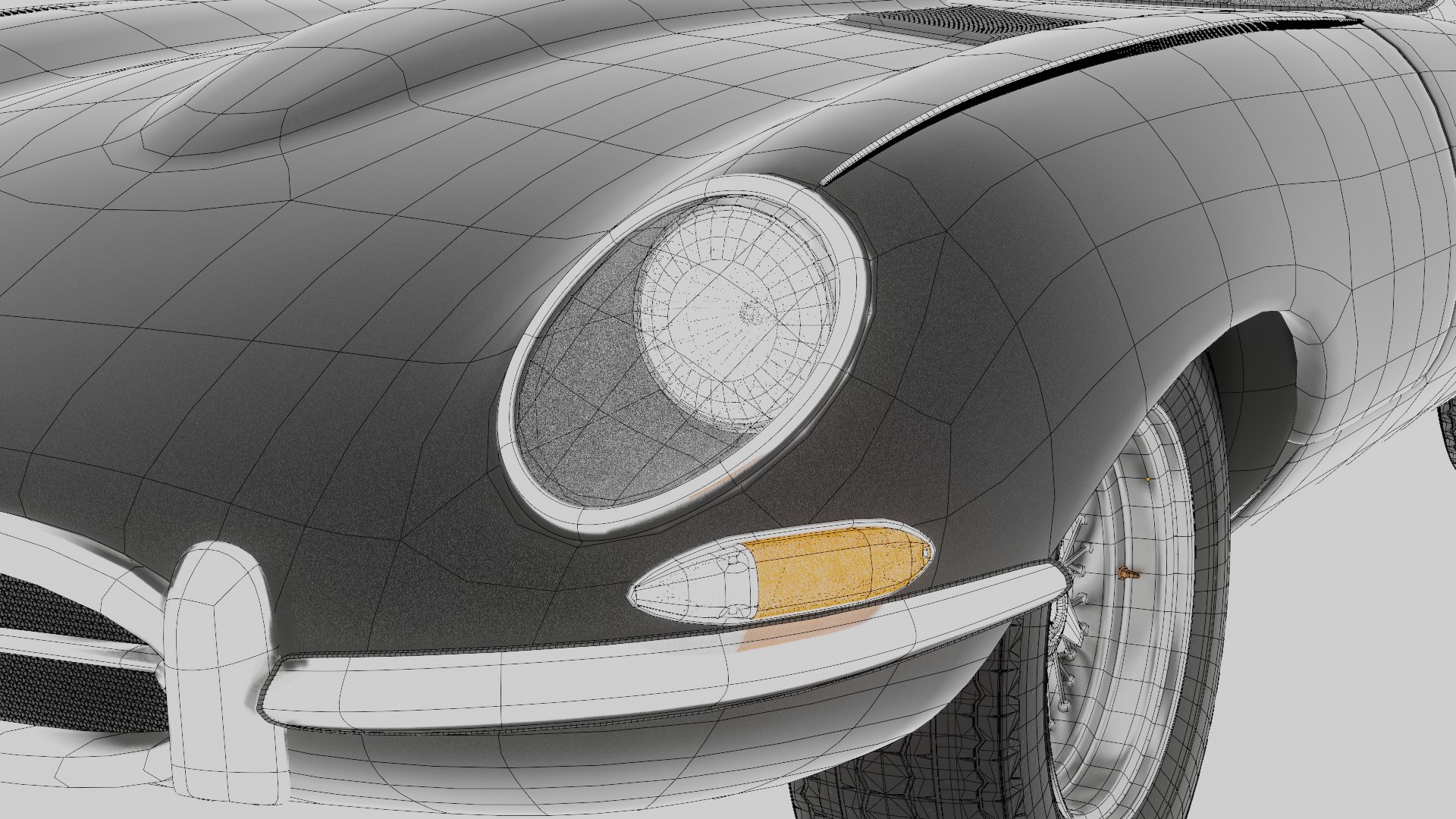 Jaguar E-Type 3D - TurboSquid 2151734