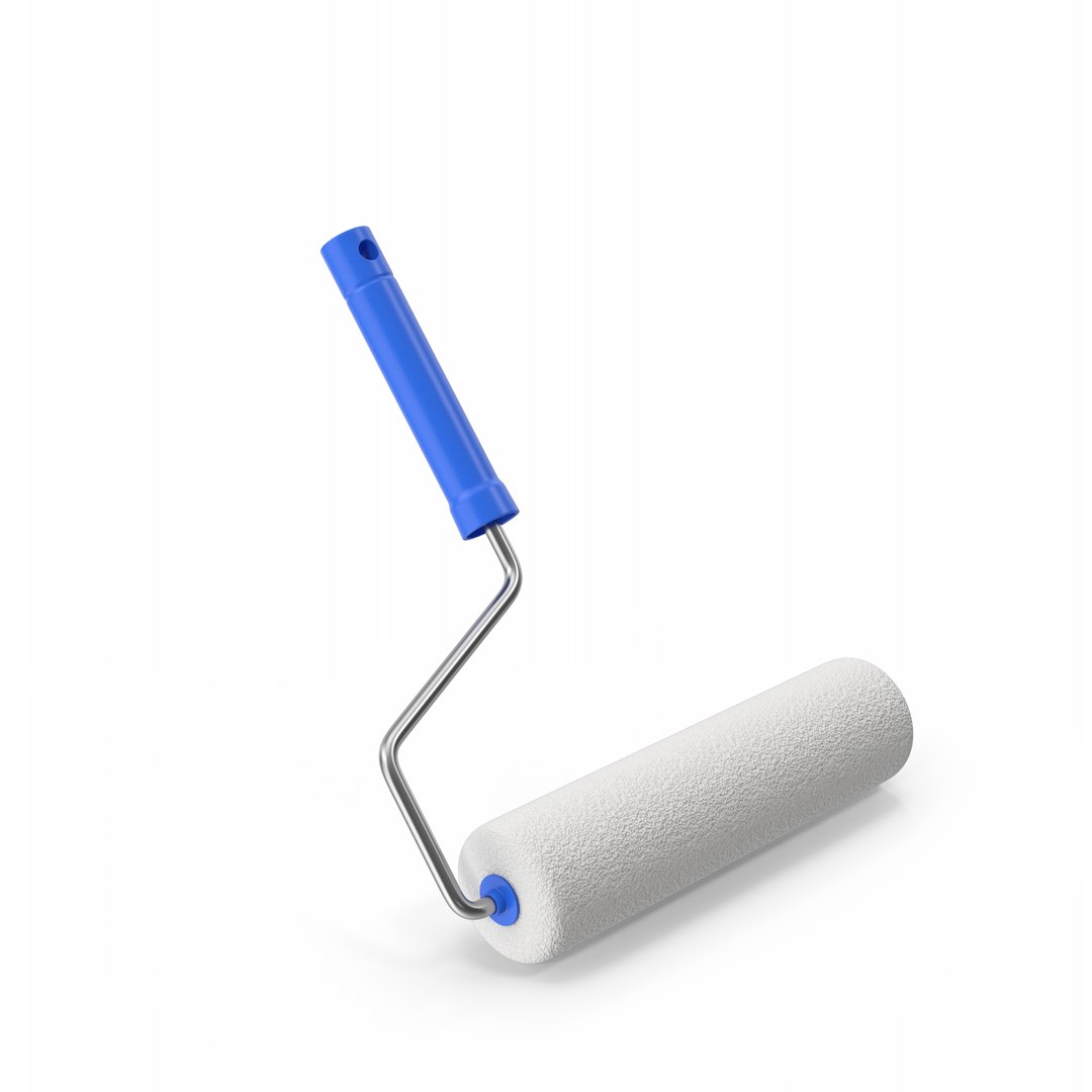 3D Paint Roller Model - TurboSquid 1880632