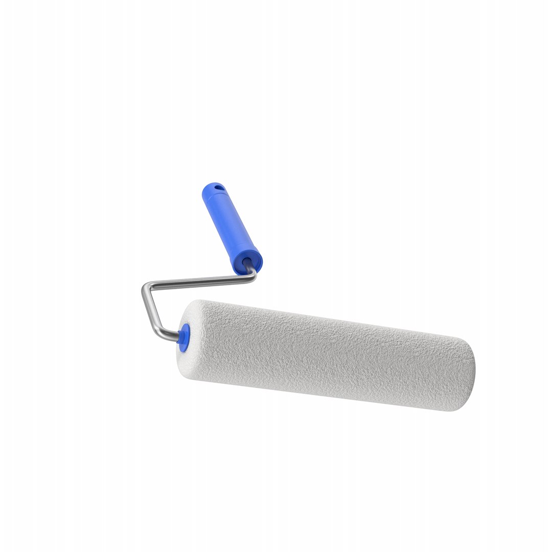 3D Paint Roller Model - TurboSquid 1880632