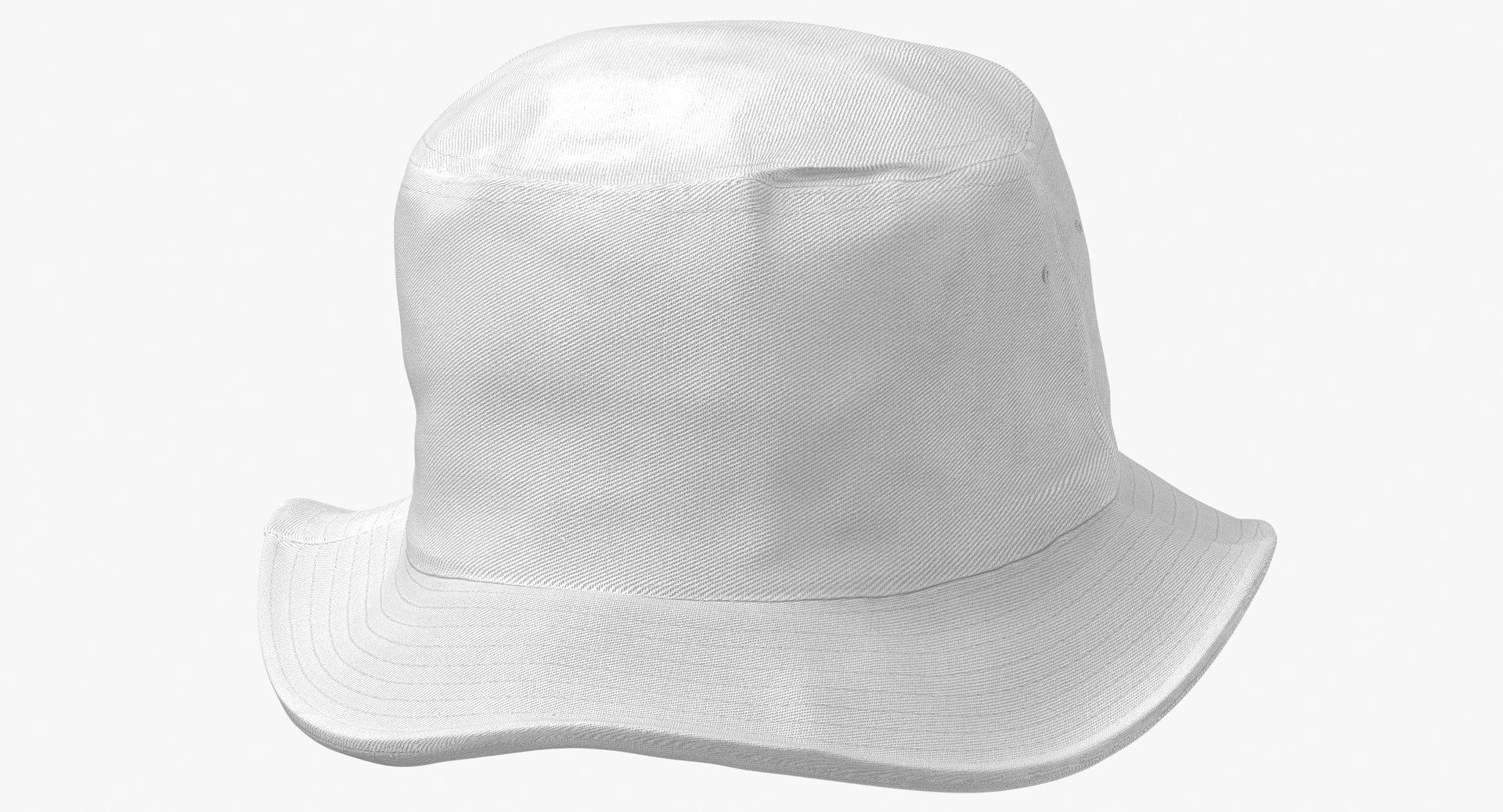 Bucket Hat Pose 01 Blank White and Branded Heather Basic Poses 3D ...