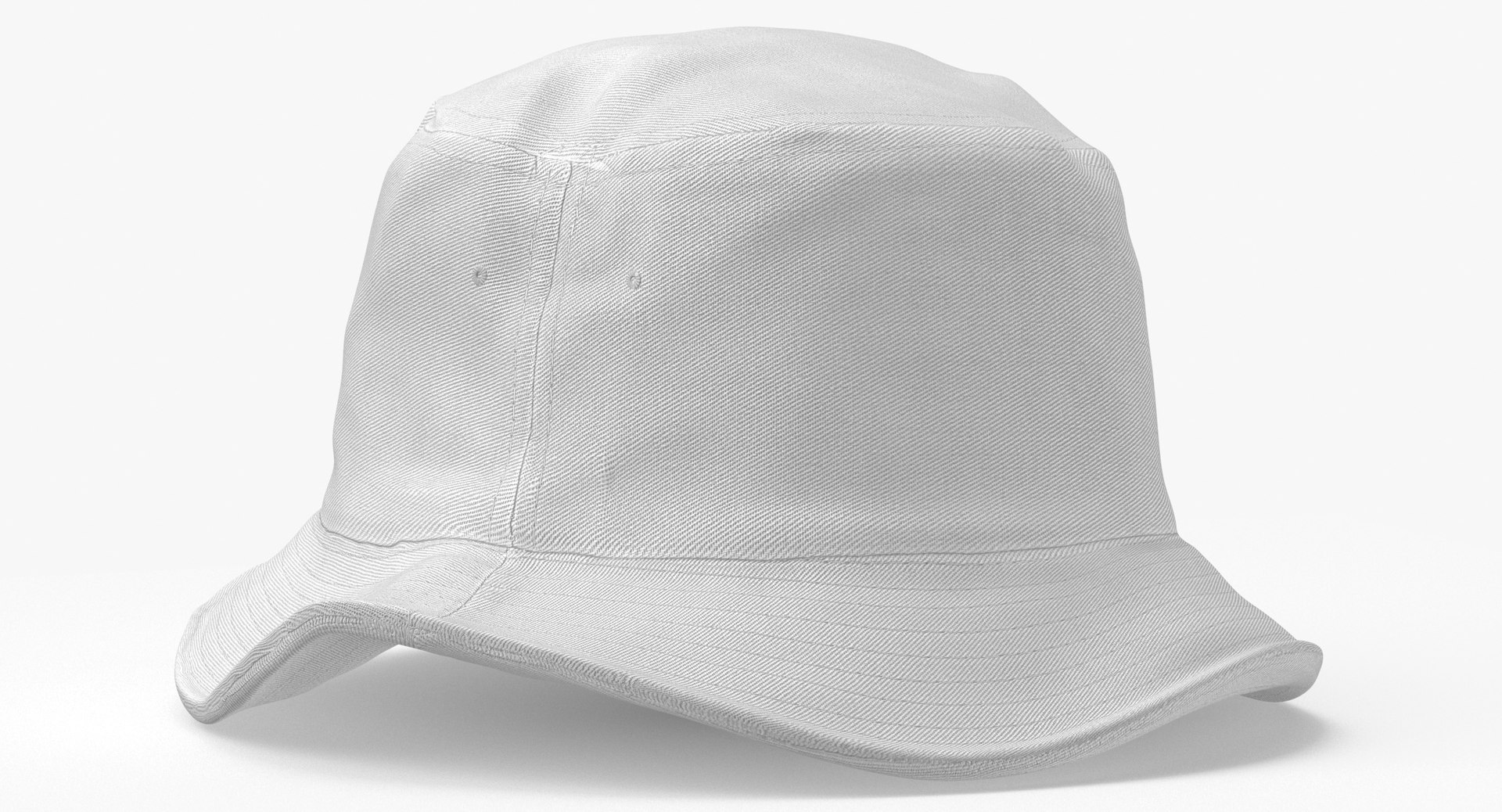 Bucket Hat Pose 01 Blank White and Branded Heather Basic Poses 3D ...