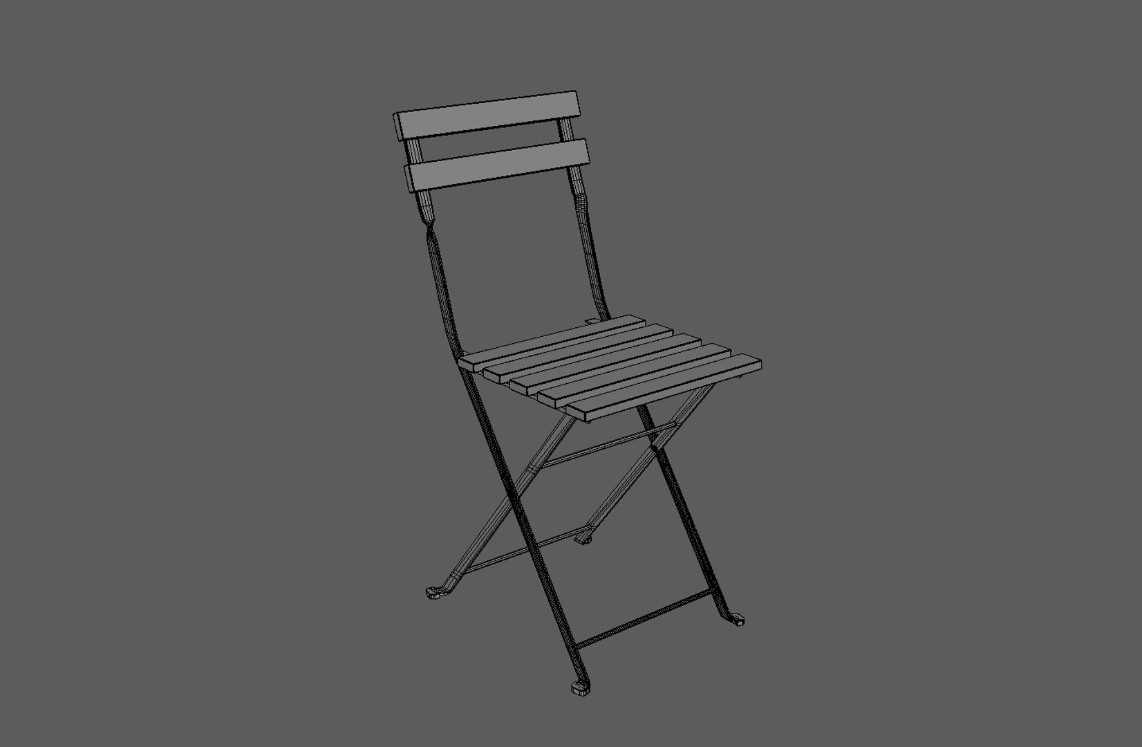 Folding Chair 3D - TurboSquid 2240005