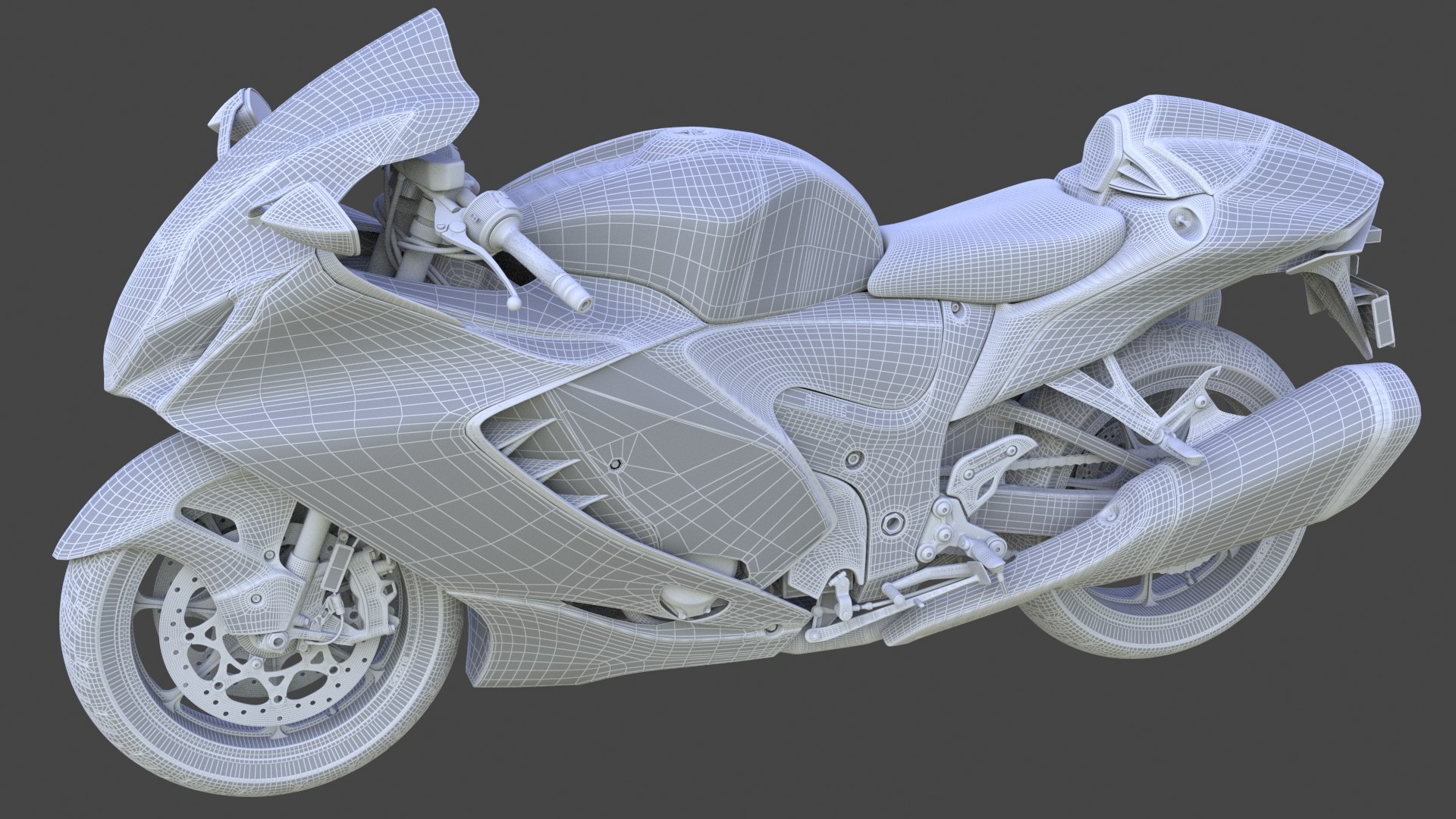 3D Suzuki Hayabusa 2021 - TurboSquid 1877715