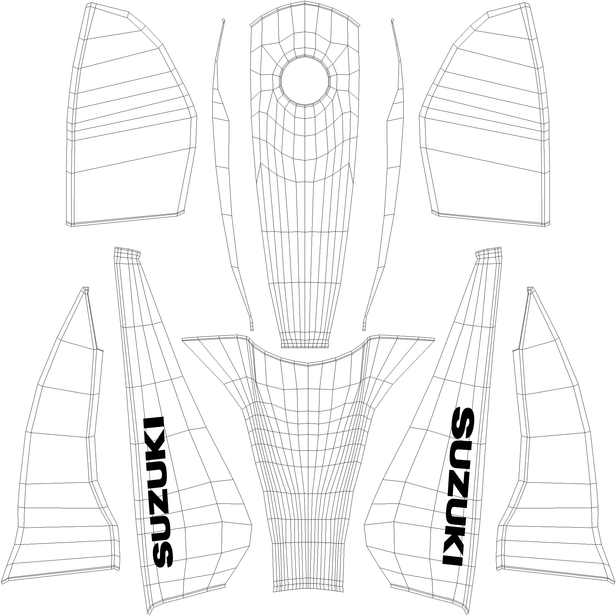 3D Suzuki Hayabusa 2021 - TurboSquid 1877715