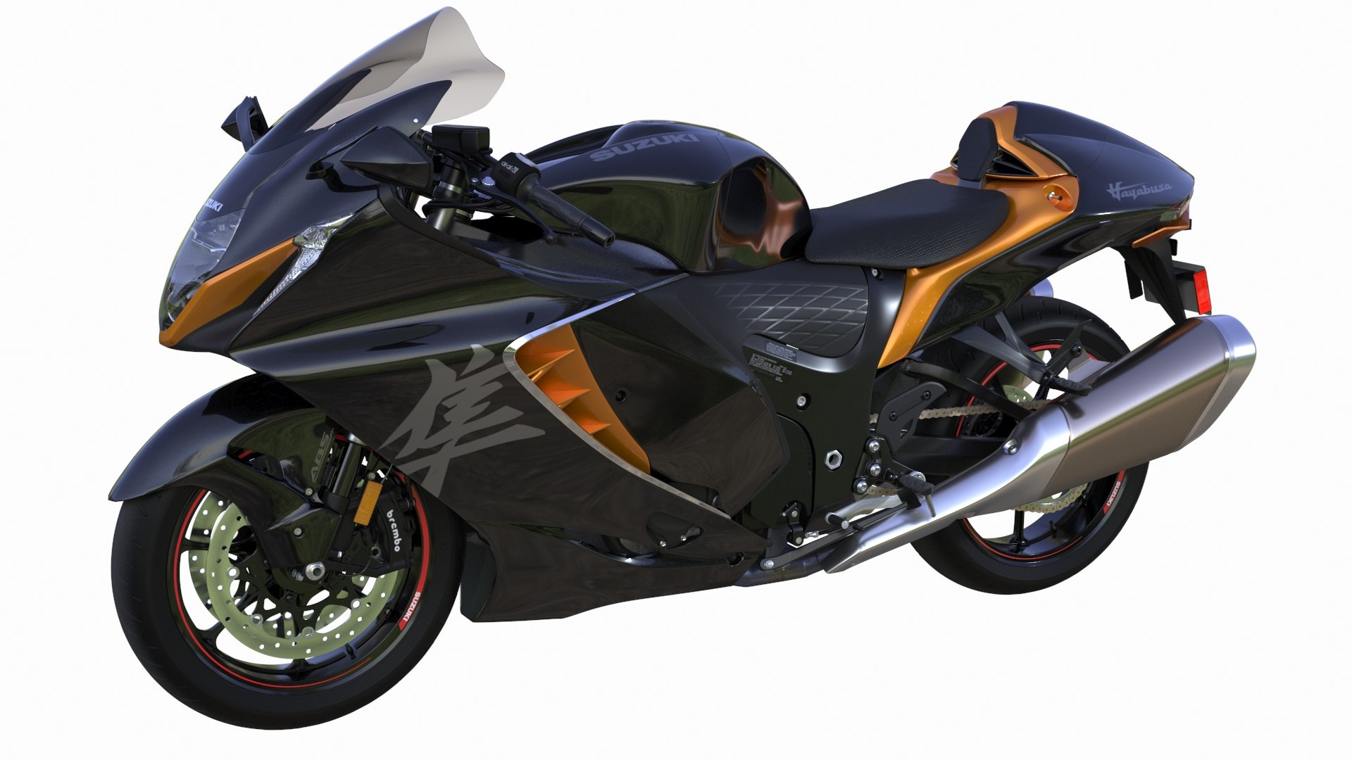 3D Suzuki Hayabusa 2021 - TurboSquid 1877715