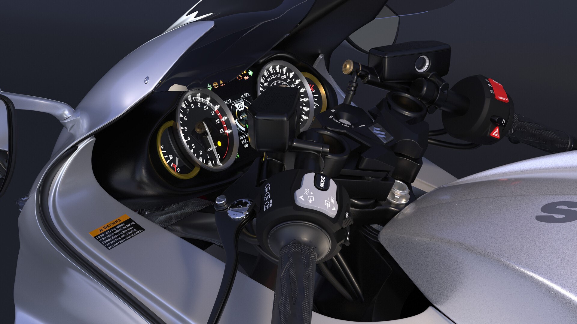 3D Suzuki Hayabusa 2021 - TurboSquid 1877715