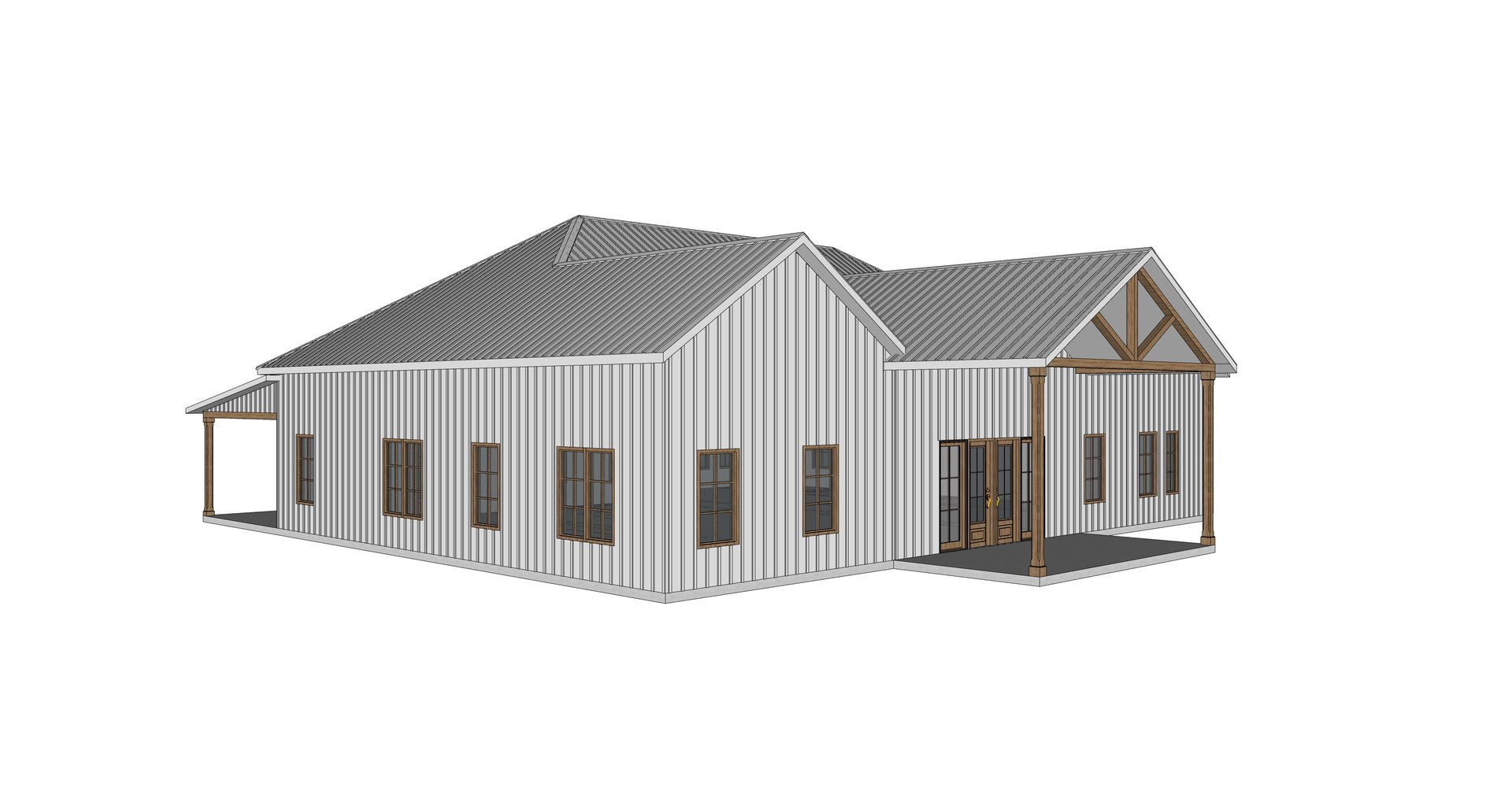 3D Barndominium-046 Model - TurboSquid 2209876