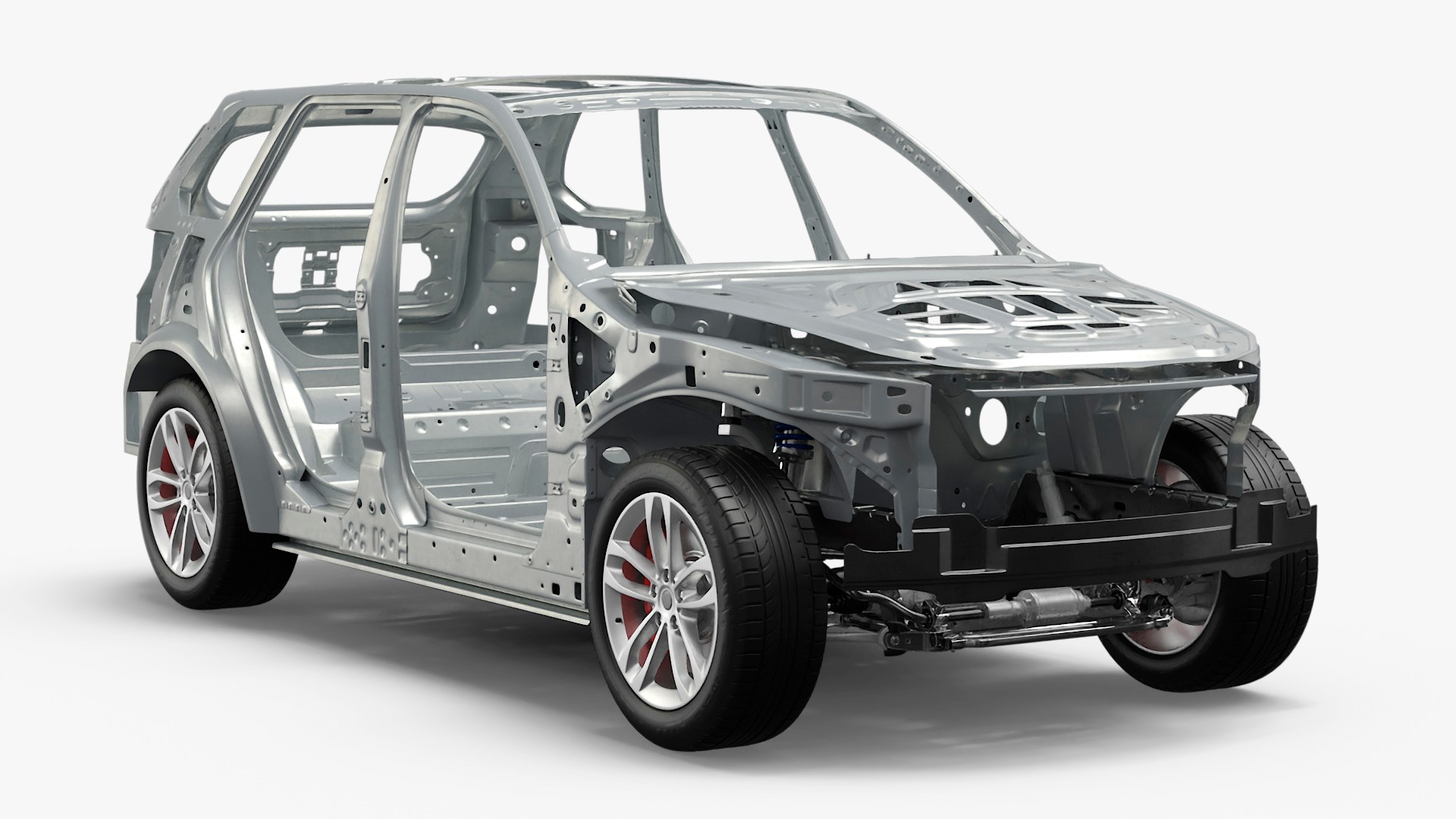3D SUV Chassis And Frame - TurboSquid 2385591