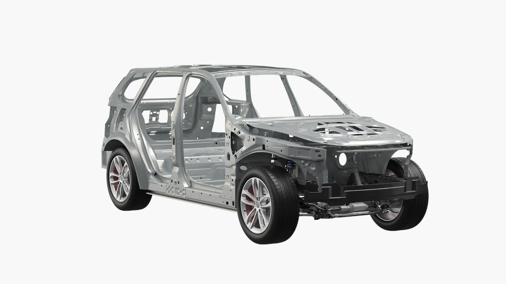 3D SUV Chassis And Frame - TurboSquid 2385591