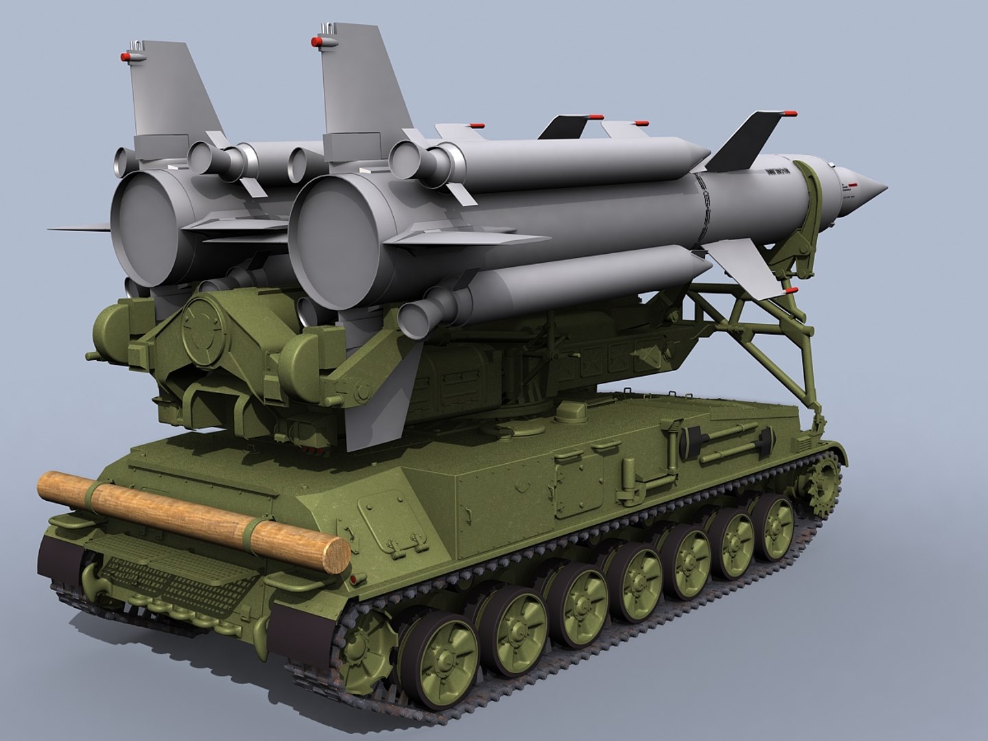 Soviet Sa-4 Ganef 3d Model