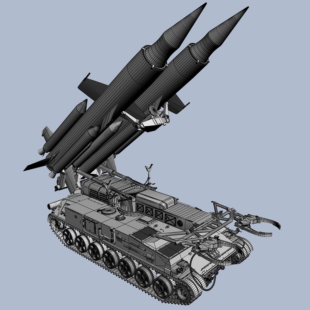 Soviet Sa-4 Ganef 3d Model