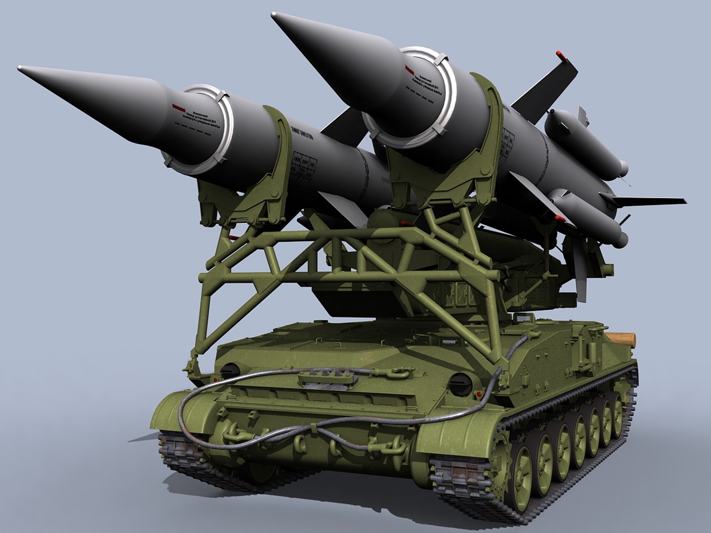 Soviet Sa-4 Ganef 3d Model