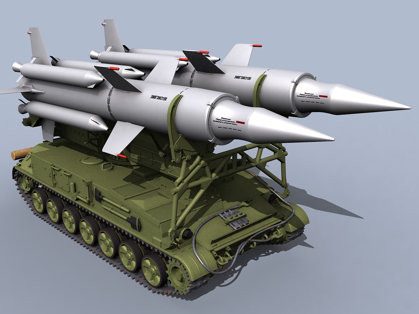 Soviet Sa-4 Ganef 3d Model