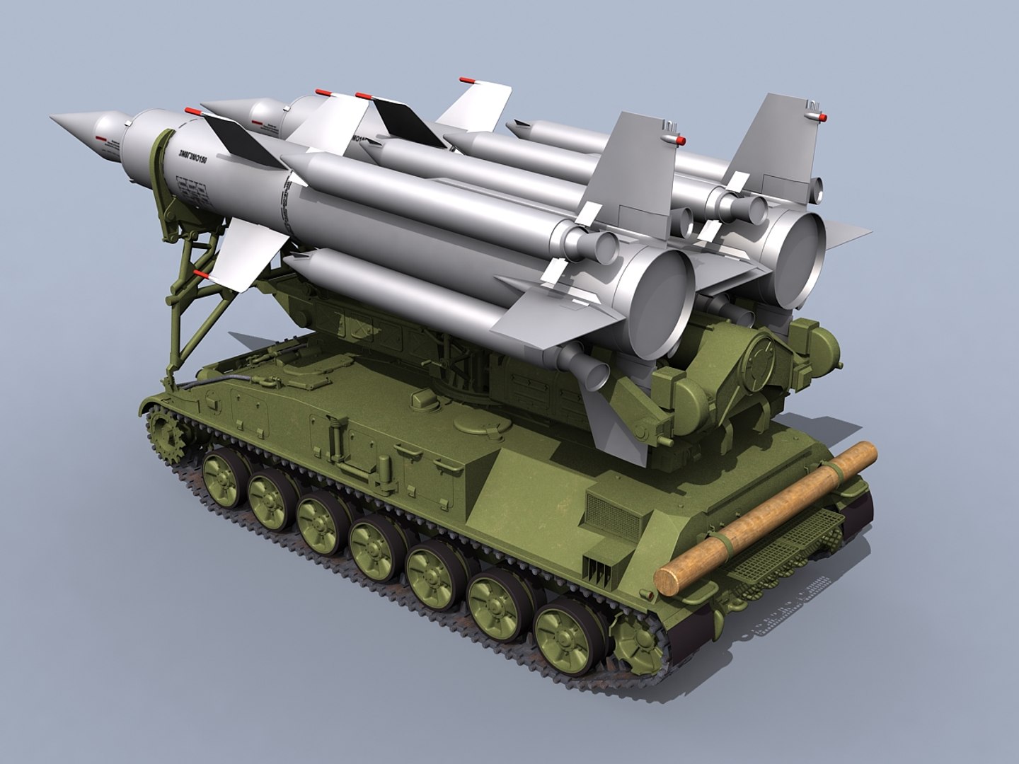 Soviet Sa-4 Ganef 3d Model