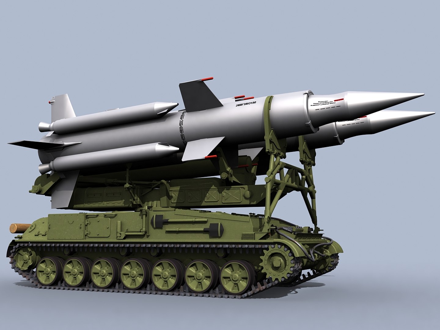 Soviet Sa-4 Ganef 3d Model