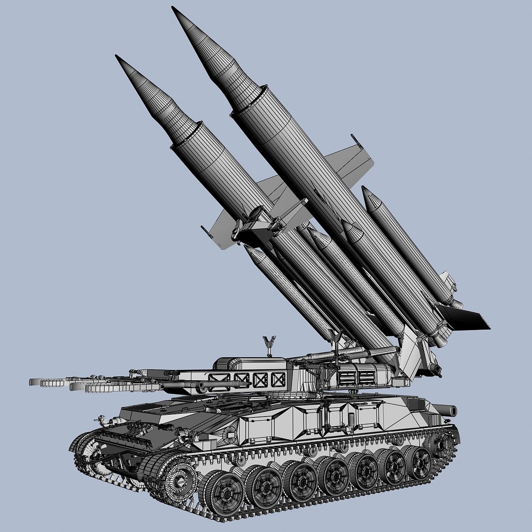 Soviet Sa-4 Ganef 3d Model