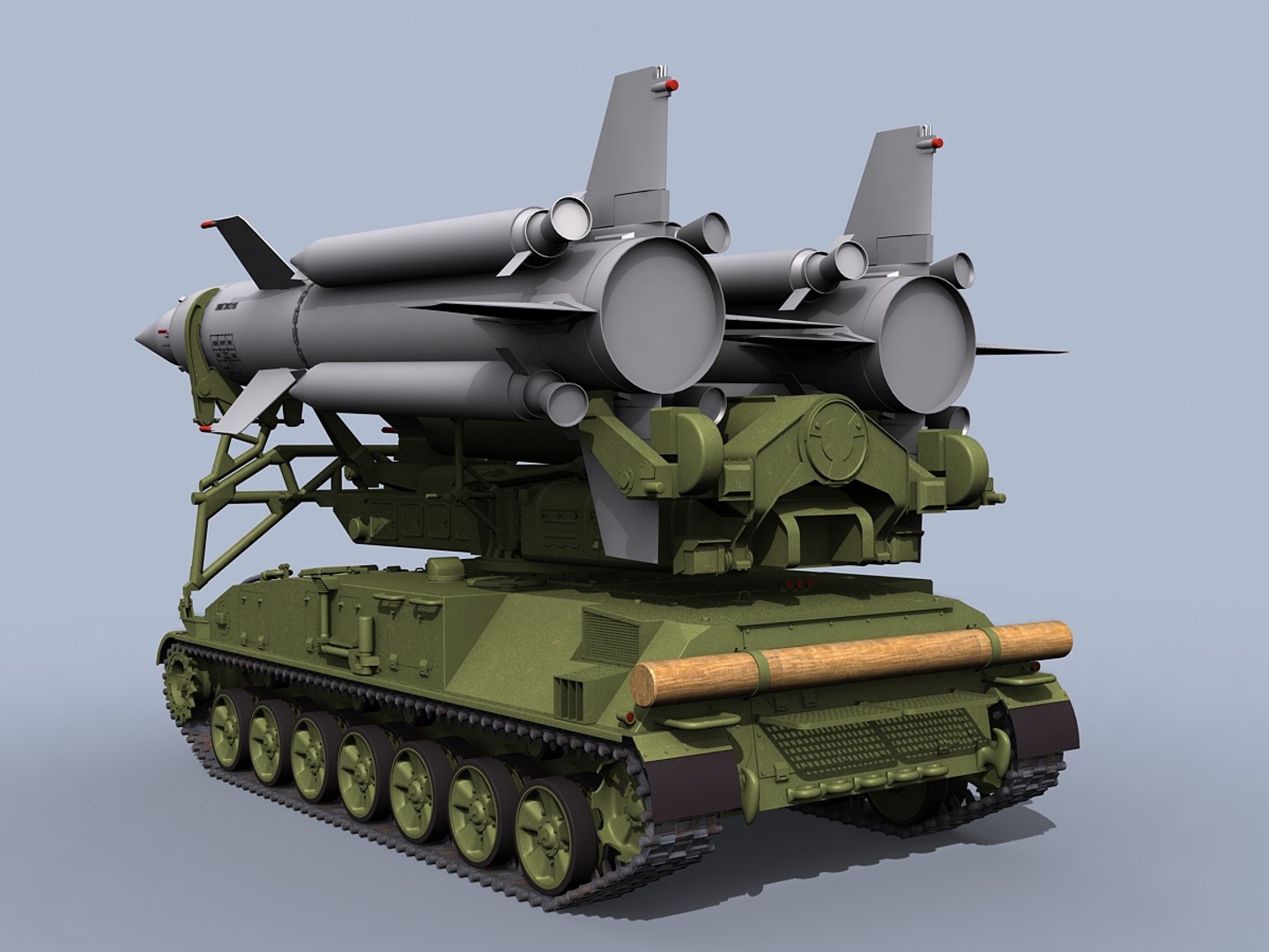 Soviet Sa-4 Ganef 3d Model