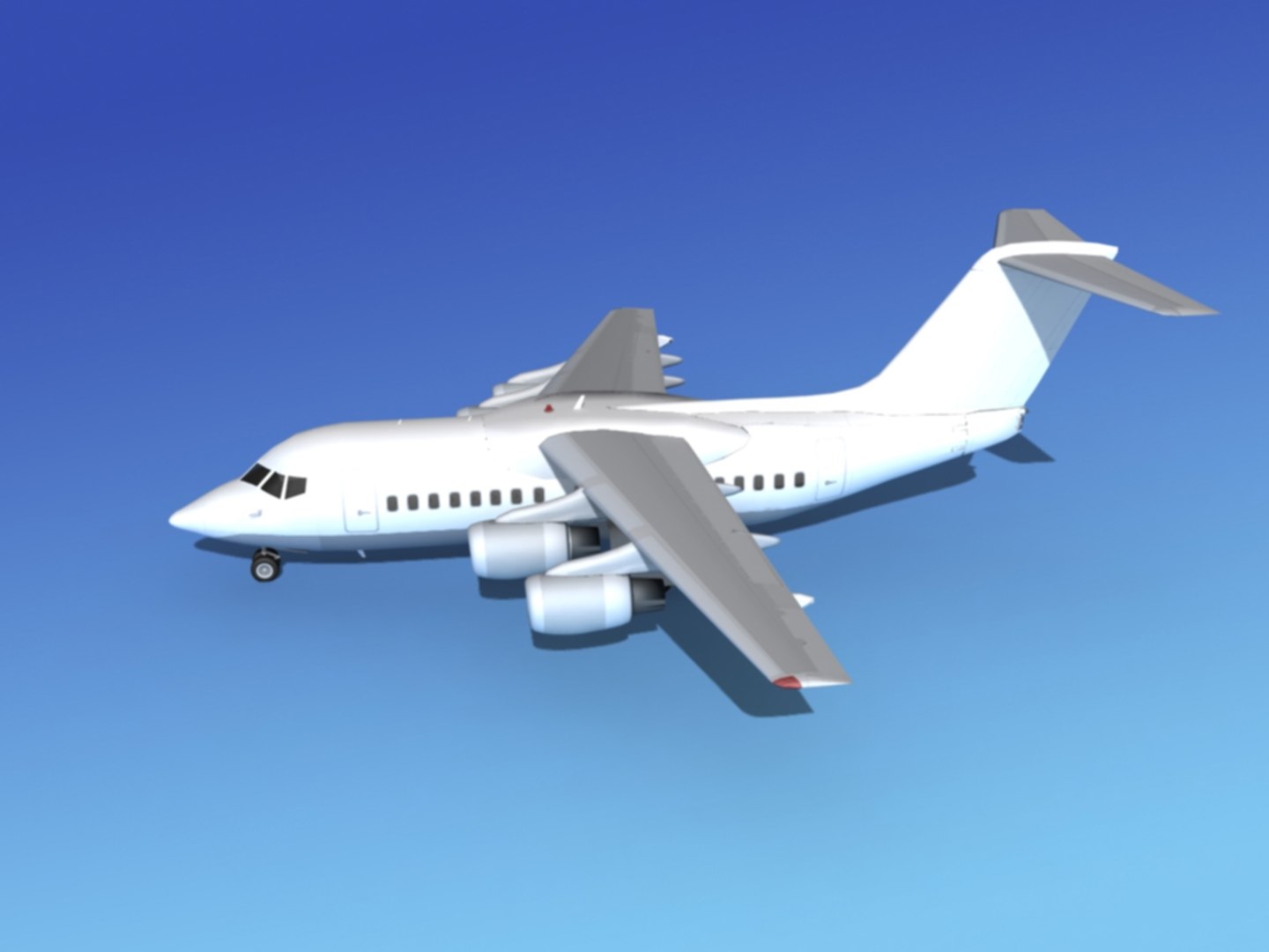3d model turbines bae 146