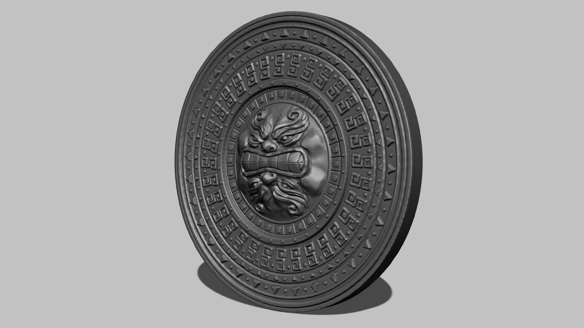 3D Mayan dial coin prehistoric God- Fortune 3D model - TurboSquid 2053097