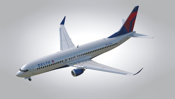 3D model boeing 737-800 delta air lines - TurboSquid 1673874