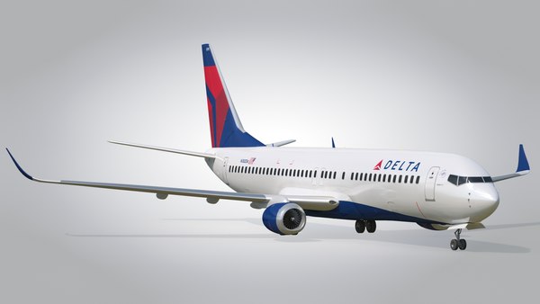 3D model boeing 737-800 delta air lines - TurboSquid 1673874